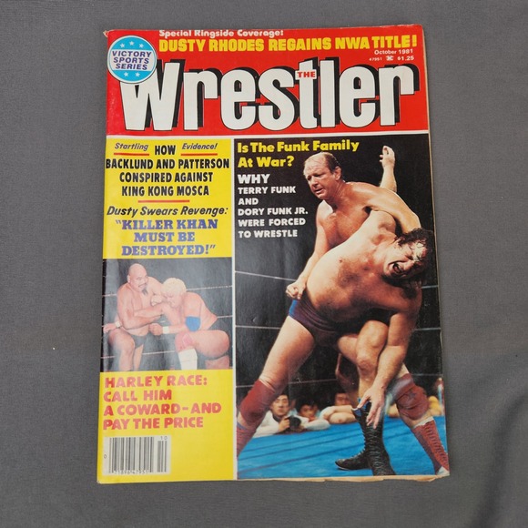 Accents | The Wrestler Magazine October 1981 Dusty Rhodes Nwa Title ...